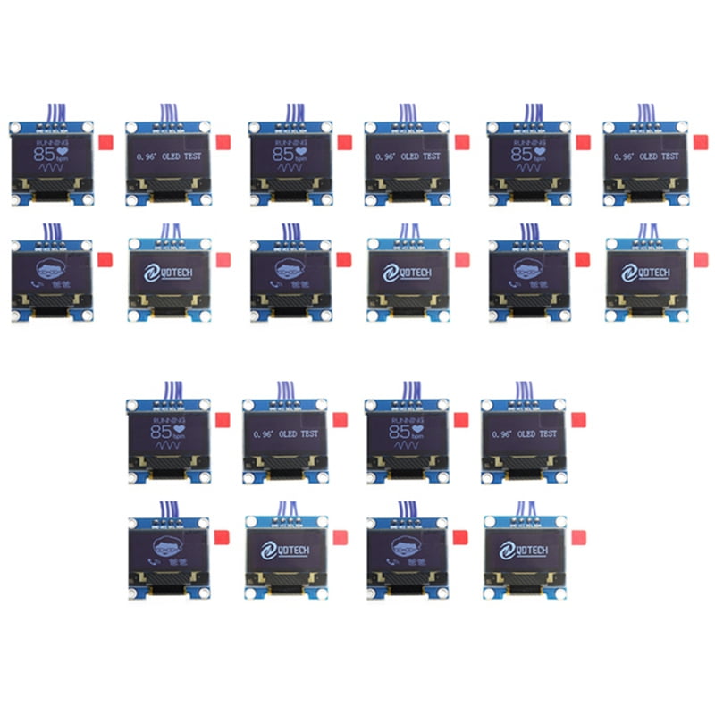 5piezas 0.96 Pulgadas IIC I2C Serial GND 128X64 OLED LCD MóDulo de Pantalla LED para Kit ...