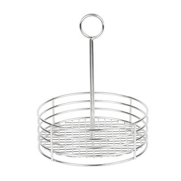 GET Modern Chrome Metal Four Compartment Condiment Caddy Table Caddies ...