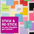 Post-it Super Sticky Notes, Reusable Single Color Packs Collection, 3x3 ...