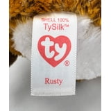 TY Beanie Boos - RUSTY the Raccoon (Glitter Eyes) (Regular Size - 6 ...
