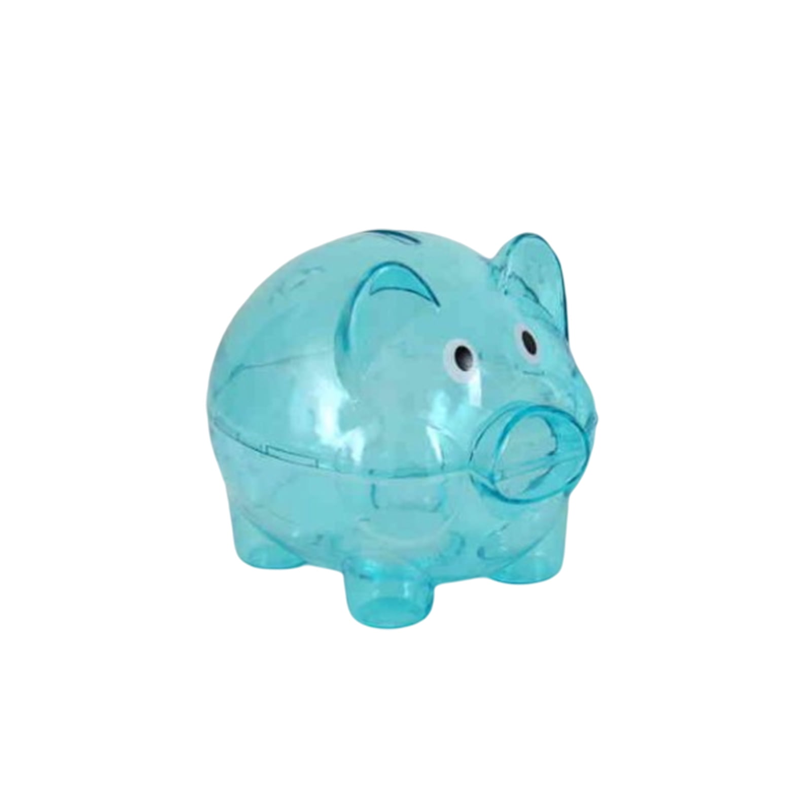 Hesroicy Piggy Bank Transparent Visible Cute Cartoon Pig Shape Money ...