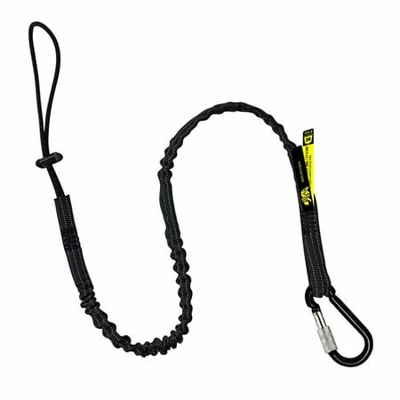 New Black Safety Lanyard Tether With Captive Eye Screw Lock Carabiner ...