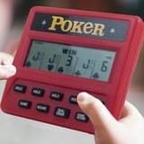 Trademark Poker 5-in-1 Handheld Game - Portable Electronic Poker with ...
