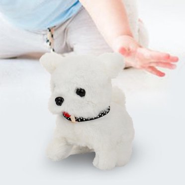 Visland Electronic Interactive 7" Dog Stuffed Animal - Walmart.com