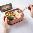 Wovilon 1300Ml Bento Boxes For Adults Durable For On Go Meal Cooking ...