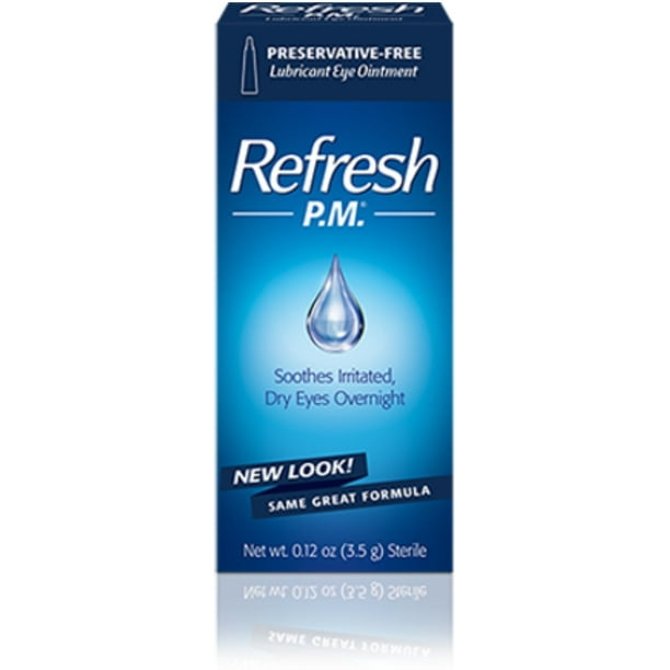 Refresh PM Lubricant Eye Ointment 3.50 g, 3 count - Walmart.com