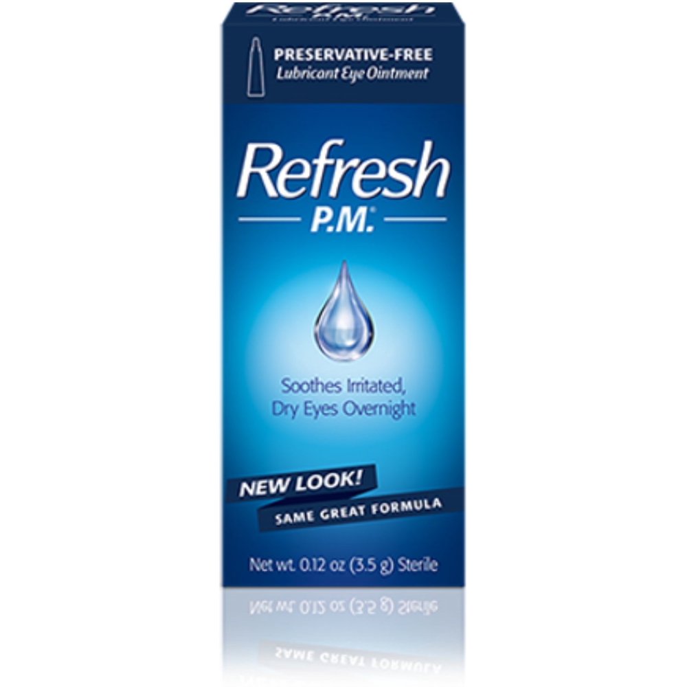Refresh PM Lubricant Eye Ointment 3.50 g, 3 count - Walmart.com ...