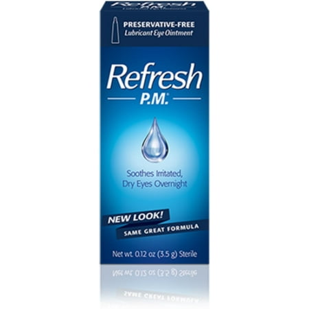 Refresh PM Lubricant Eye Ointment 3.50 g, 3 count - Walmart.com