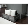 Madison Murphy Bed Chest with Charging Station & Coolsoft Mattress in ...