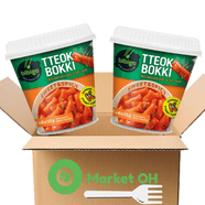 Yopokki Instant Tteokbokki Rice Cake | 2 Pack Korean Snack, Spicy ...