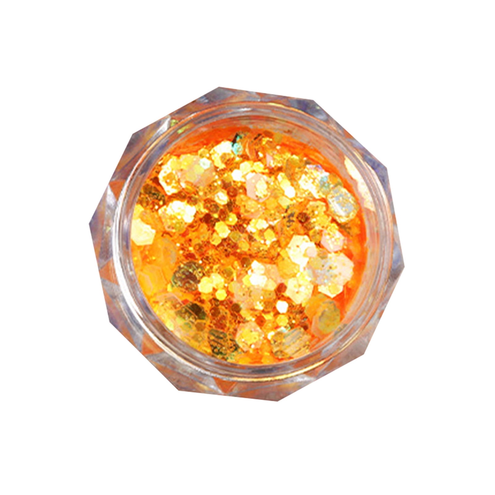 huanledash 1 Box Nail Art Sequin Shiny Effect Luminous High Gloss Non ...