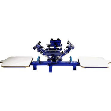 INTBUYING 4 Color 2 Station Screen Printing Press Dedsktop Micro ...