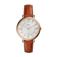 Fossil Ladies' Jacqueline Brown Leather Watch ES3708 - Walmart.com