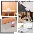 16Pcs 3 Style PVC Plastic Advertising Clip Holder Business Card Stand ...