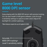 Logitech G102 Mouse Original Ergonomic Mouse Optical 8000DPI 16.8M ...