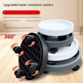 AOOOWER 2Pcs Movable Plant Tray With Wheel Rolling Flower Pot Tray ...