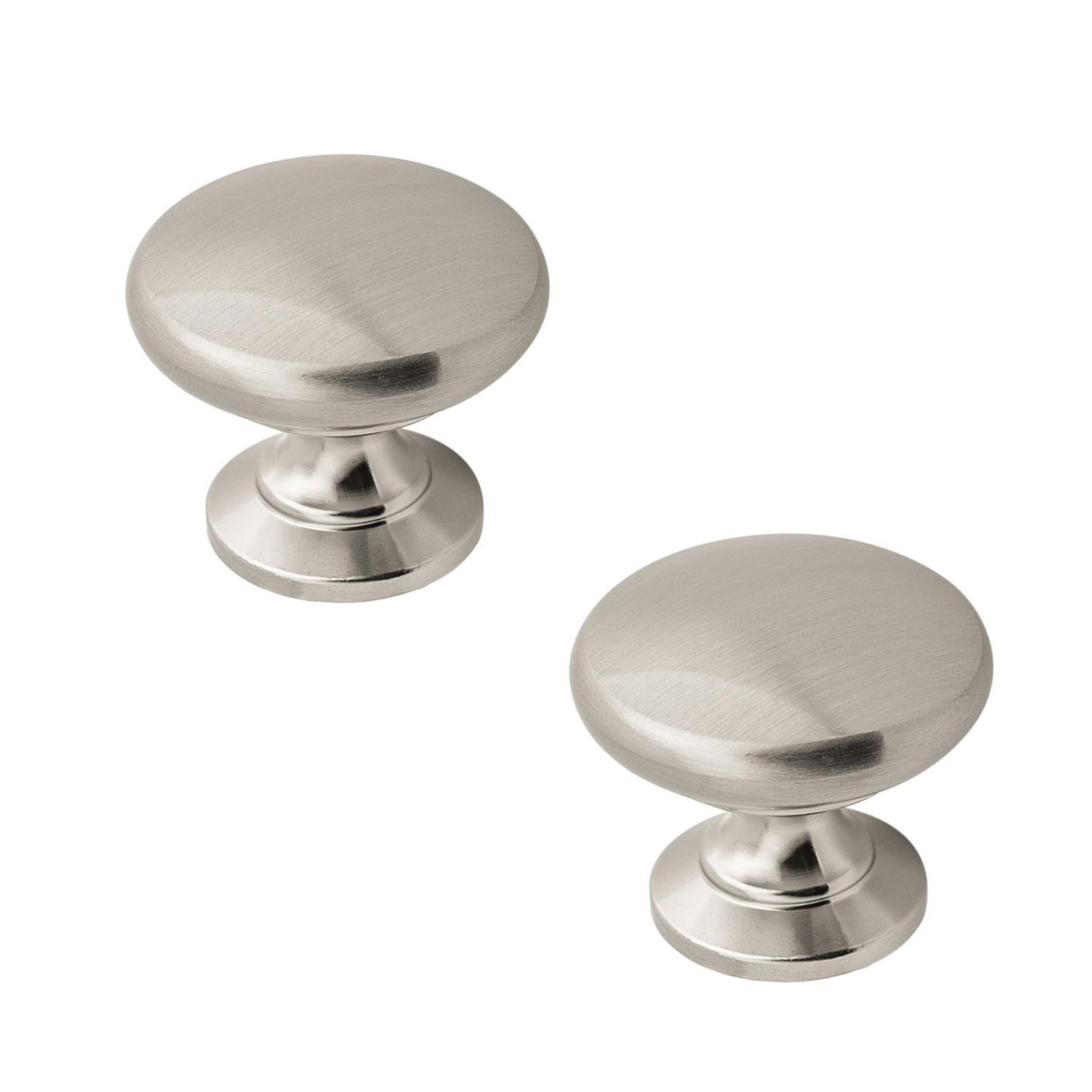 Click here for Columbia Frame Era Simple Knob 2-Pack Satin Nickel... prices