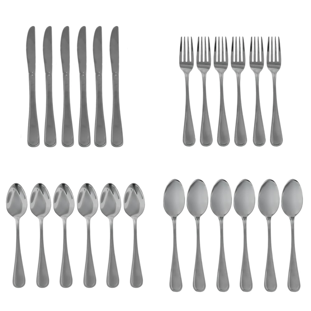 Moven Set De Cubiertos Acero Inoxidable 24 Piezas Modelo Barcelona Para ...