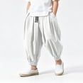 Bainana Boys Casual Pants Kids Taper Leg Elastic Waist Loose Fit ...