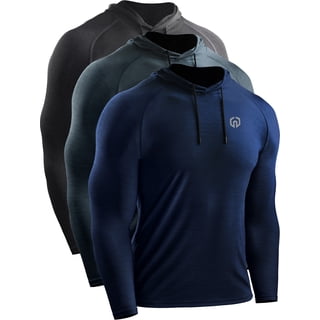 Athletic Works Men's and Big Men's Active Hoodie with Short Sleeves, up ...