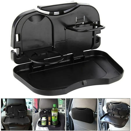 Folding Table Car Back Seat Storage Rack Organiser Drink Food Holder ...