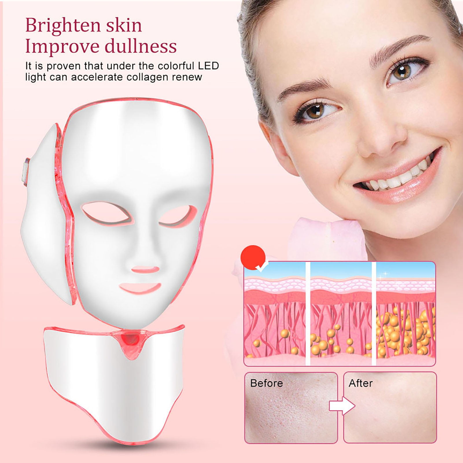 Click here for Estink Led Facial  7 Colors Led Light Led Face For... prices
