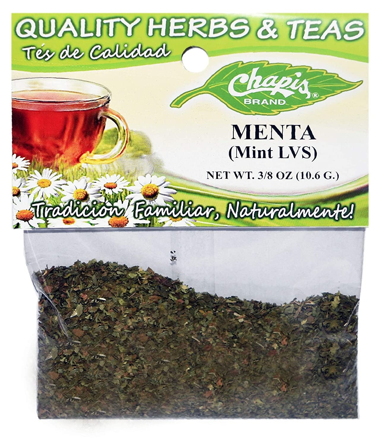 Chapis Tea/Hierba Menta -Dried Natural Herbs Net Wt. 3/8 oz. (10.6 g ...