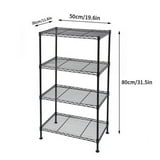 "Zimtown 4-Shelf Adjustable Storage Shelves, Steel Wire Unit, 20""L x ...