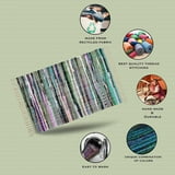 100% Cotton Rag Rug 2’x3' - Multicolor Chindi Rug - Hand Woven ...