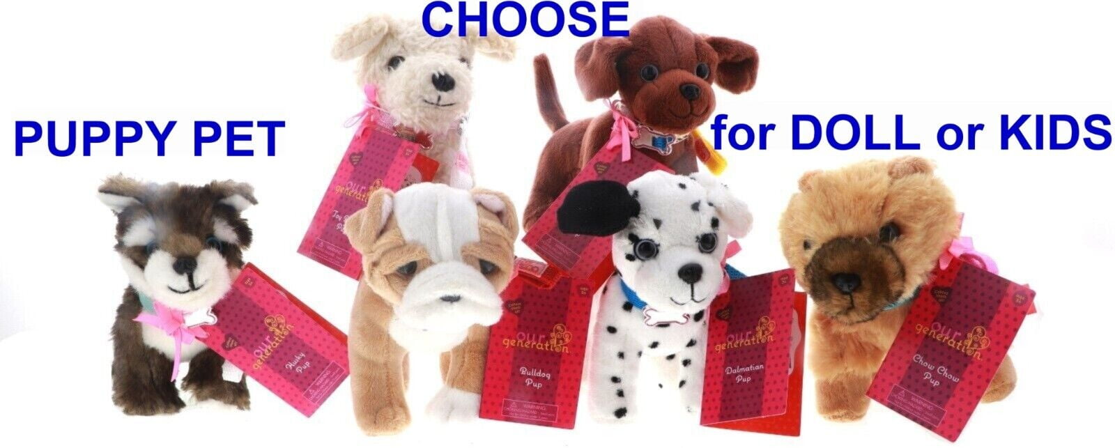Our Generation Plush Pet Dogs for 18" Dolls - Poodle - Walmart.com