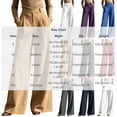Cargo Pants For Women Business Casual Elastic Waist Pocket Party Casual ...