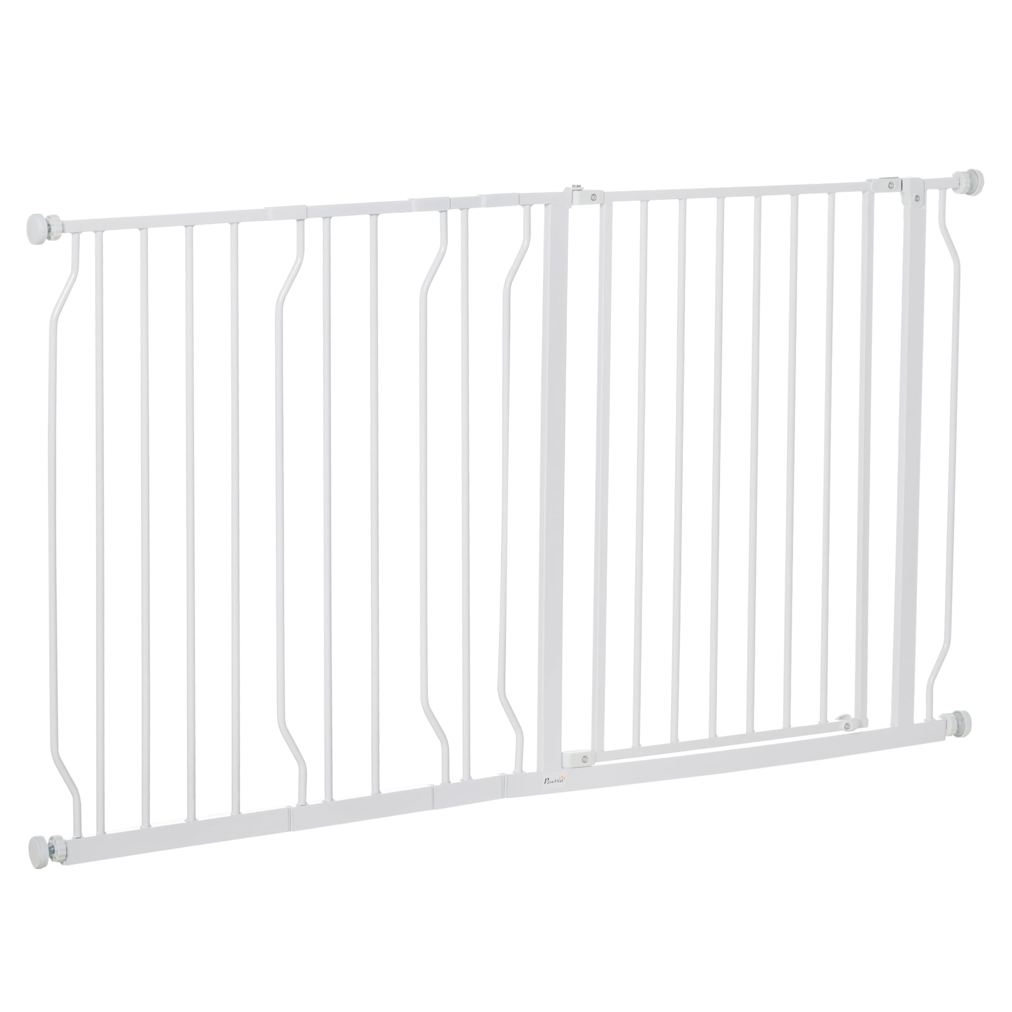 Click here for Pawhut 30- 57 Extra Wide Dog Gate With Double Lock... prices