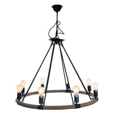 Rope Pendant Lamp - Single Bulb - Walmart.com