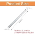 1 Pair 16 Inch Drawer Slides, White Coated Steel Drawer Track ...