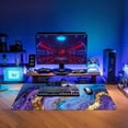 Blue Marble Extended Gaming Mouse Pad 31.5x11.8inches Large Desk Mat ...