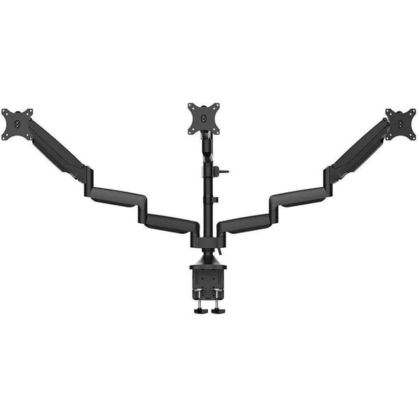 M Triple Monitor Gas Spring Mount for up to 32 Screens, Fully ...