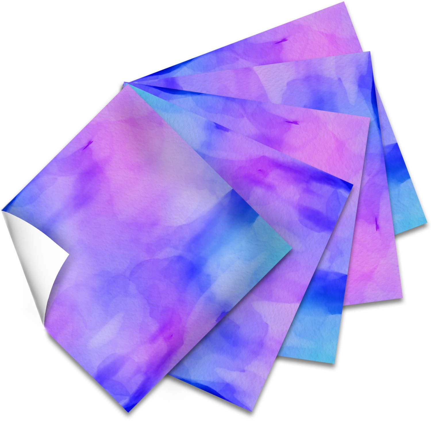 Craftopia Craft Vinyl Squares - 12 x 12-Inch Watercolor Patterned ...