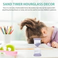 RENACLIPY Violet 10 Minute Hourglass Glass Timing Decor for Home and ...