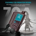 Flexible 3D Printer Resin 2KG, 70A Printing for Soft and Items ...