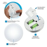 Great Value Wireless LED Tap Light, Large, 80 Lumens, Tap On Off, Peel ...