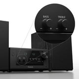 Panasonic, Bluetooth Compact Home Stereo System, PM700, 2-Way Speakers ...