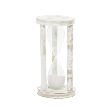 DecMode 4" x 7" Brass Metal Hourglass Sand Timer, 1-Piece - Walmart.com