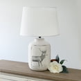 Simple Designs Rustic Deer Buck Nature Printed Ceramic Farmhouse Accent ...