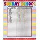 Sunday School Attendance Sticker Chart - Stationery - 6 Pieces ...