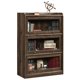 Sauder Barrister Lane 3-Shelf Bookcase, Iron Oak Finish - Walmart.com