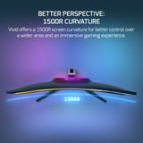 GAMEPOWER F20 27 Inch Curved Gaming Monitor, 100Hz 1080p Display, 1ms ...