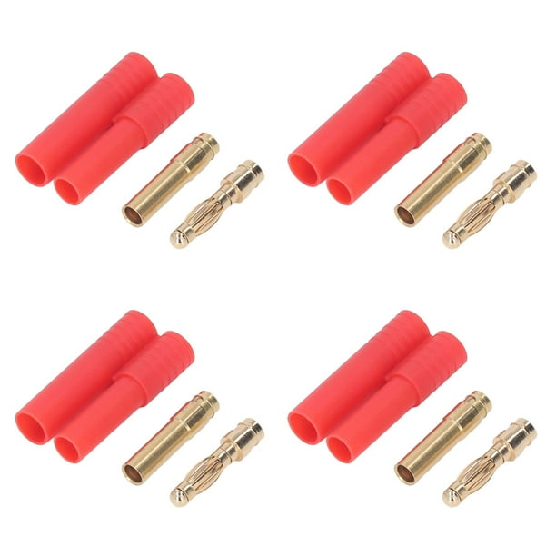 Battery Connector Plug, Battery Banana Plug 30 Set Stable Contact ...