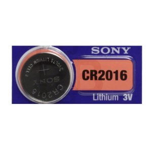 Sony CR2016 3 Volt Lithium Manganese Dioxide Battery, Genuine Sony ...