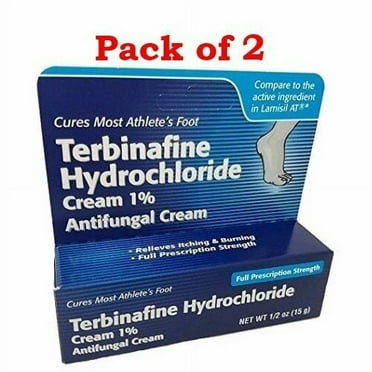 Terbinafine Hydrochloride Cream 1% Antifungal Cream, 0.5 Oz. HSA/FSA ...