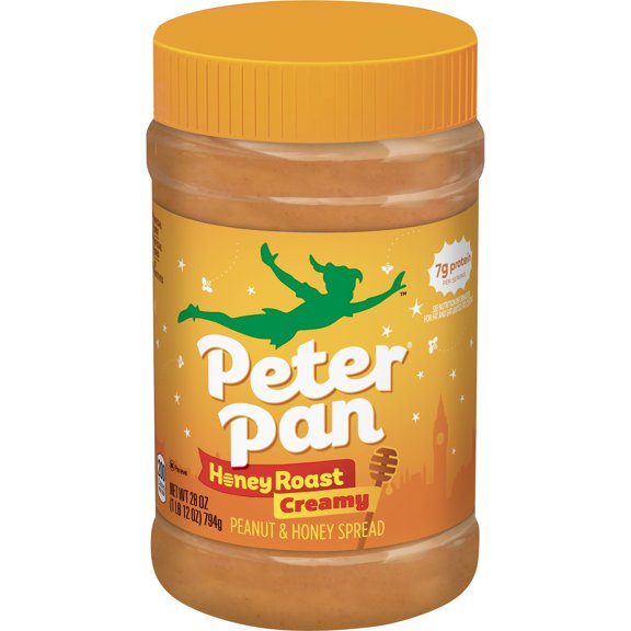 Peter Pan Original Creamy Peanut Butter, 40 Oz (2 Pack), Perfect for ...